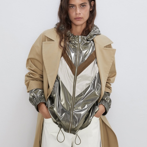 Zara | Jackets & Coats | Zara Colorblock Jacket | Poshmark